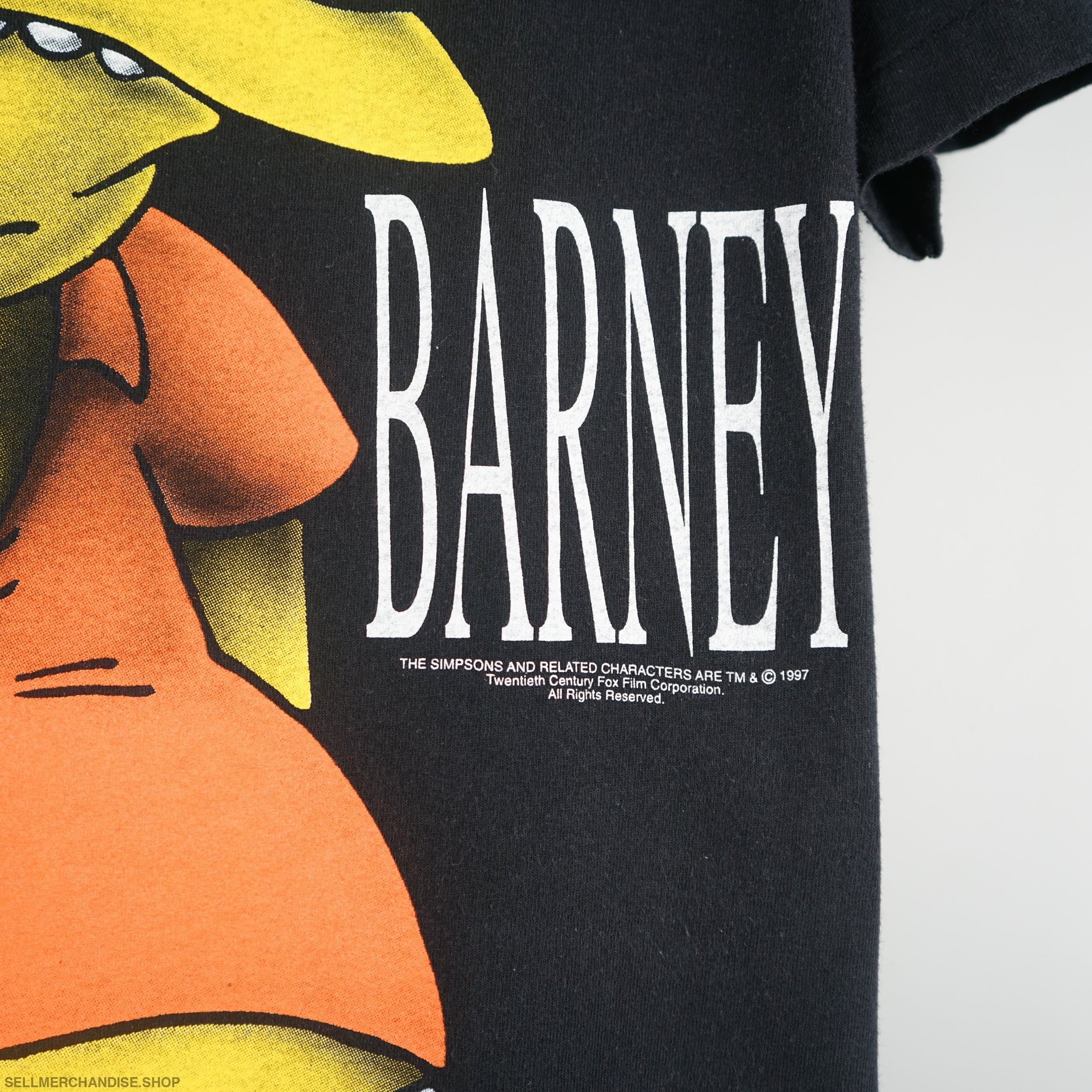 Vintage 1997 Barney The Simpsons T-Shirt