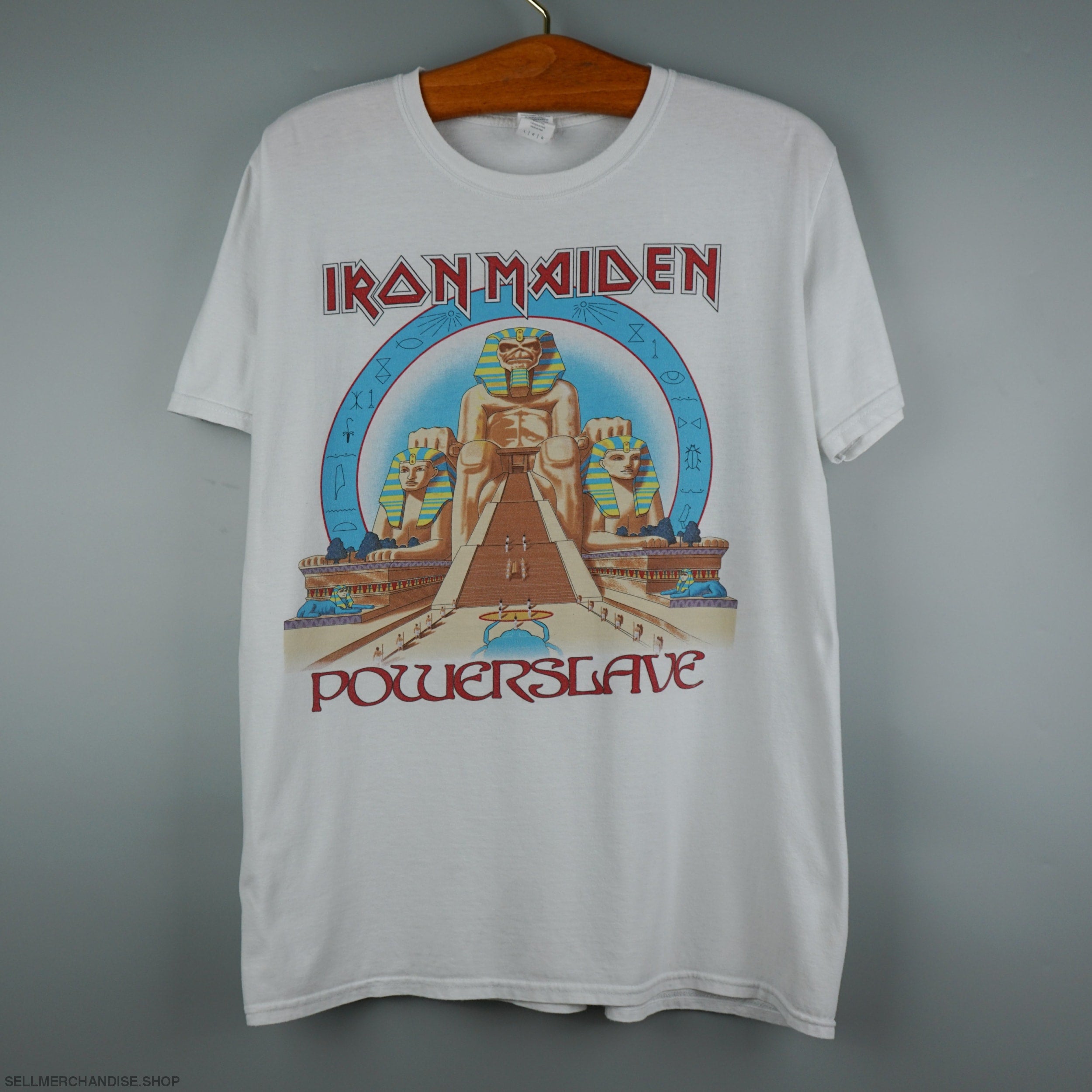 Vintage Iron Maiden t shirt early 2000s poweslave | SellMerchandise